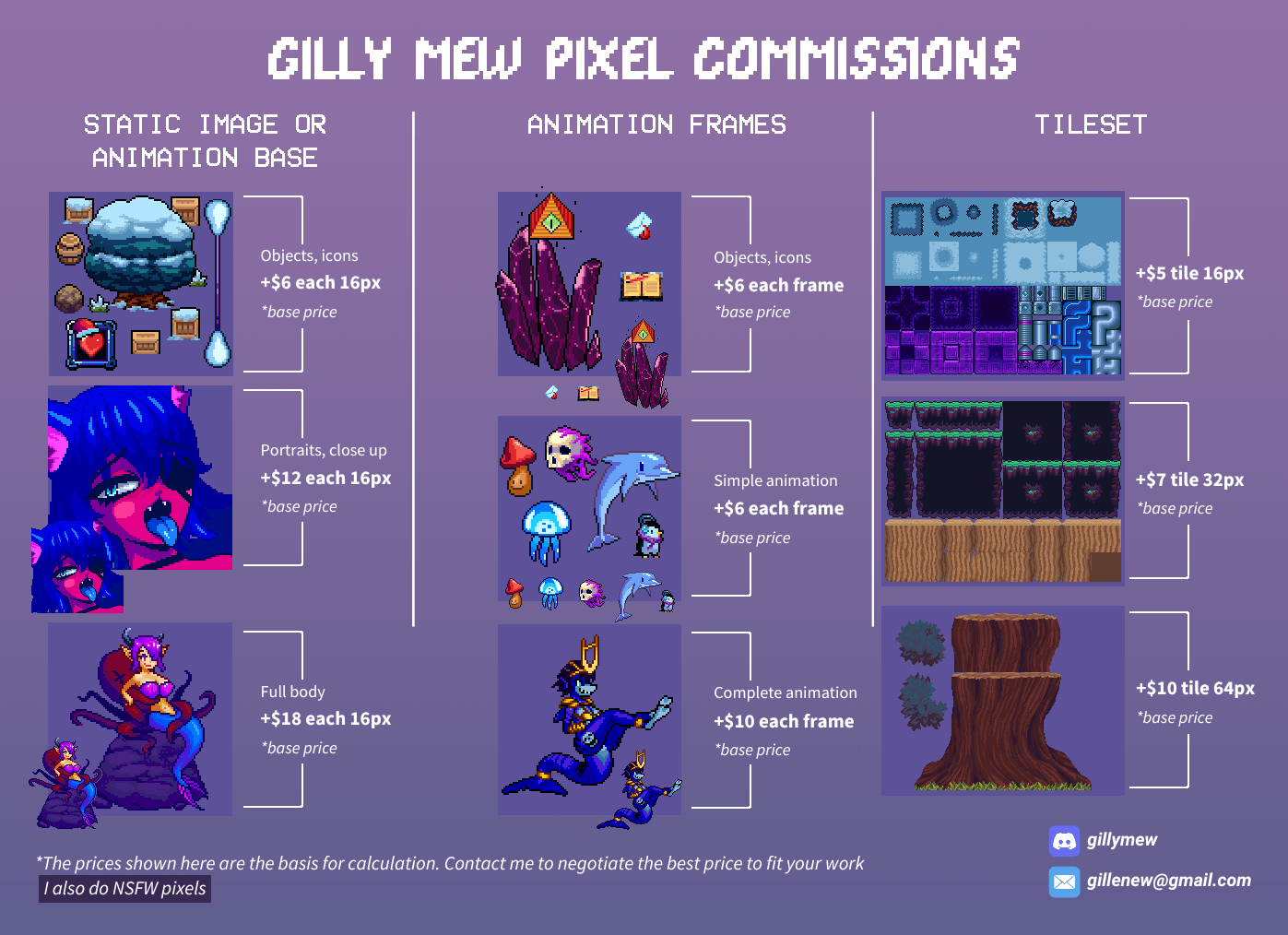 Open For Pixel Art Commissions By Gillenew Open For Pixel Art Commissions By Gillenew