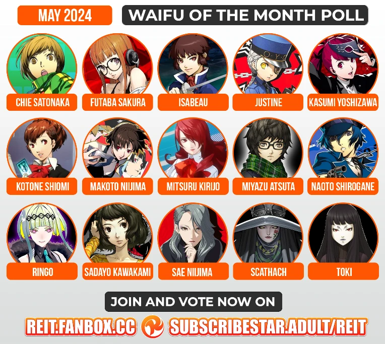 MAY 2024 WAIFU OF THE MONTH POLL - by Reit9